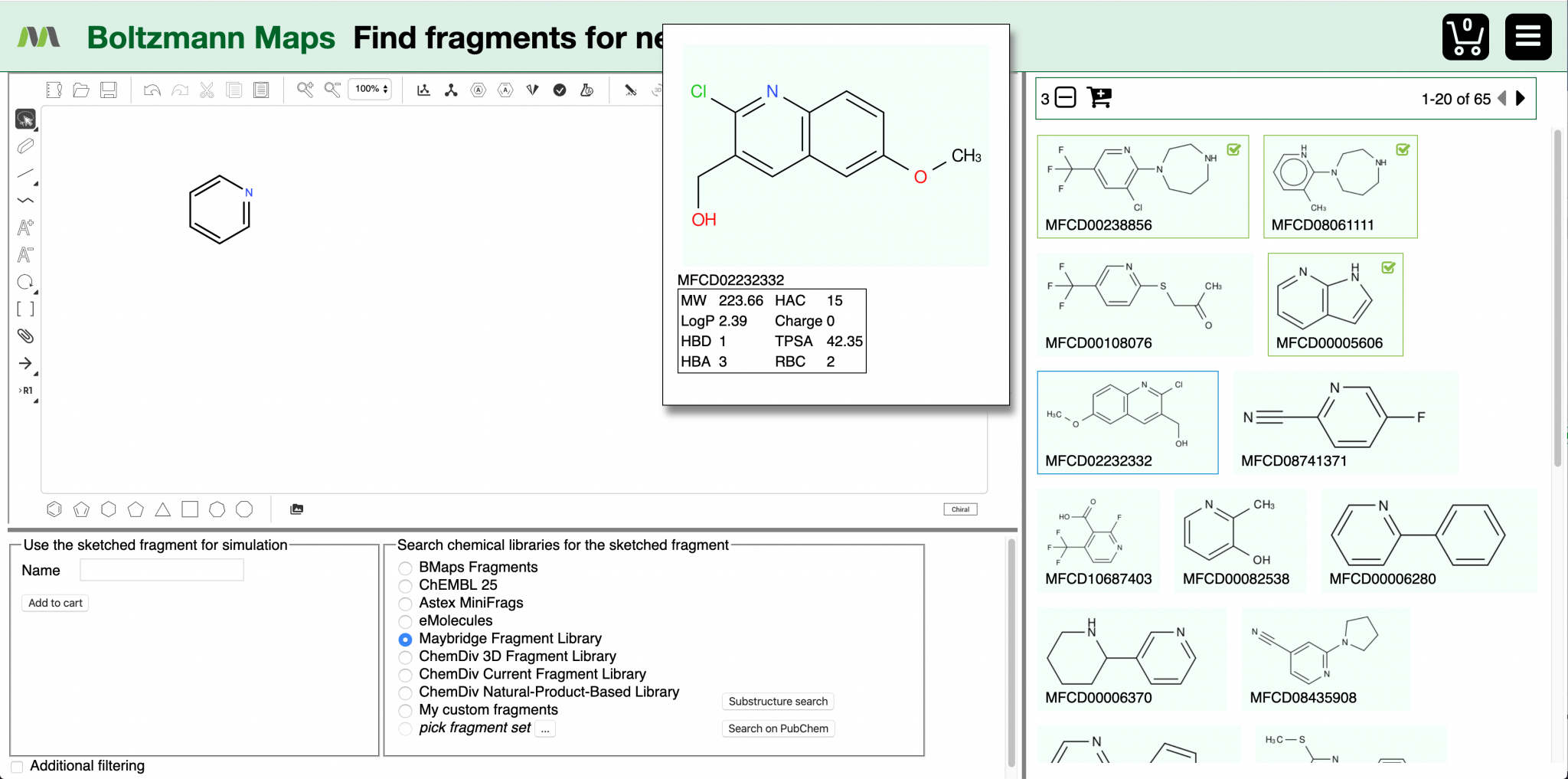 New: Fragment map summaries and more fragment libraries - Boltzmann Maps